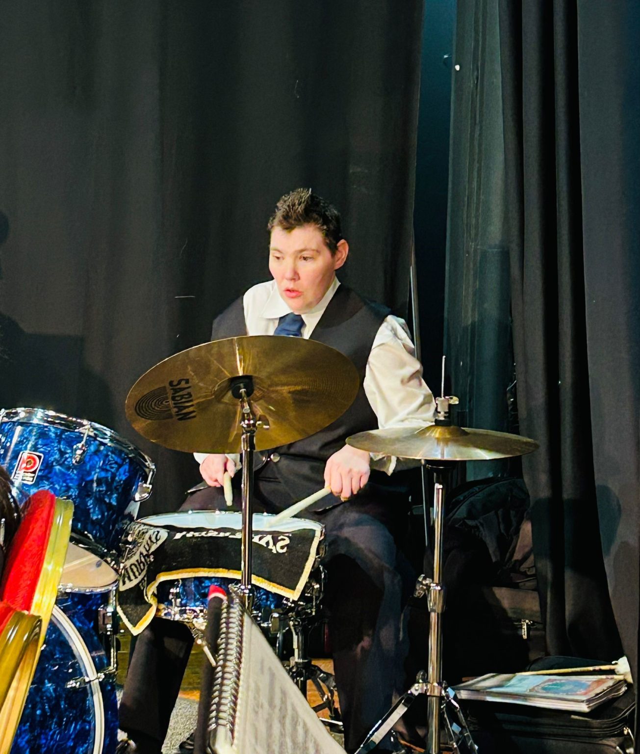 Woman who began drumming aged just seven turns passion for music into ...